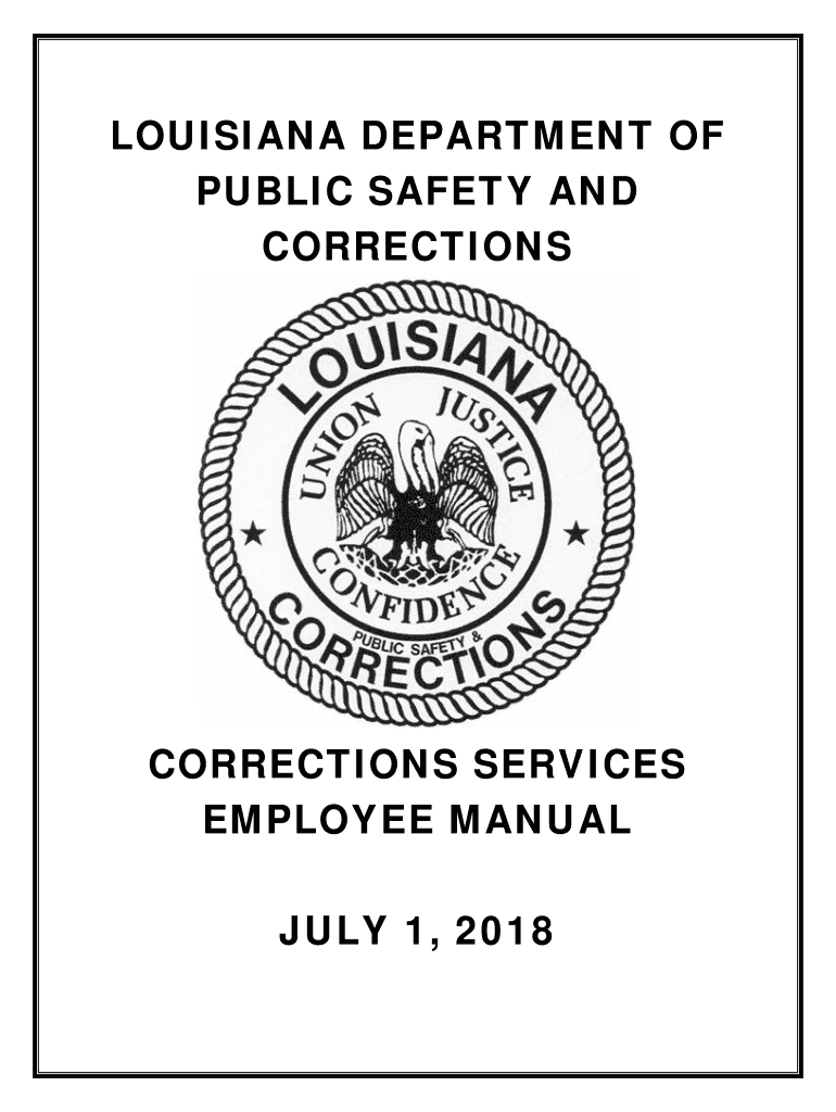 Fillable Online HR Services - Louisiana Department of Corrections Fax ...