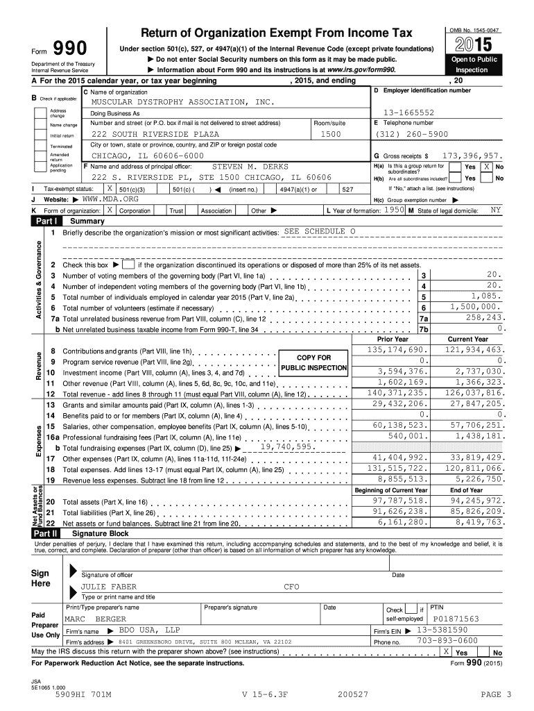 Fillable Online E5909HI5. MUSCULAR DYSTROPHY ASSOCIATION, INC. Fax ...