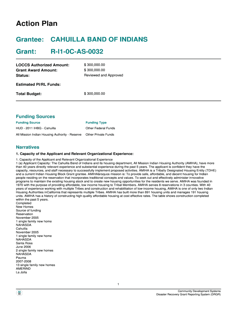 Fillable Online Action Plan - HUD Fax Email Print - pdfFiller