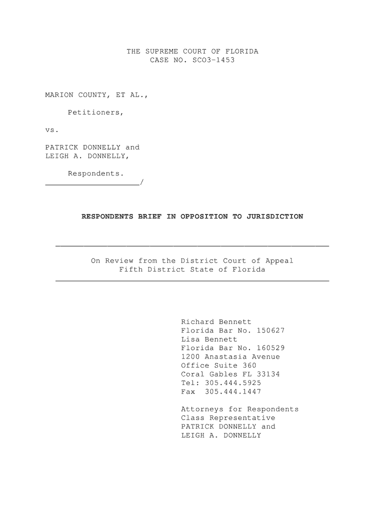 Fillable Online BENCH MEMORANDUM UPLOAD - BENCH MEMORANDUM TO ... Fax ...