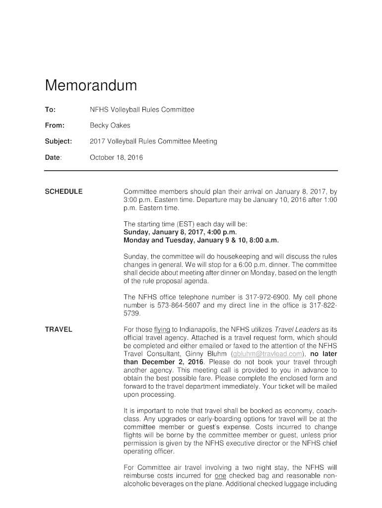 Fillable Online NFHS Volleyball Rules Committee Fax Email Print - pdfFiller