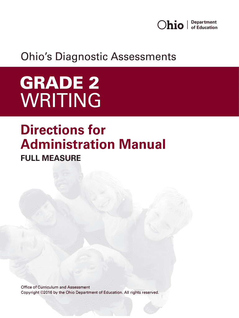 Fillable Online Fillable Online Ohio Diagnostic Assessments Ohio ...