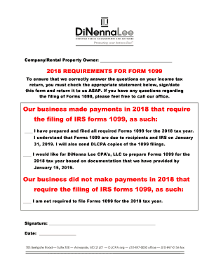 Fillable Online 2018 1099 Affidavit Fax Email Print - pdfFiller