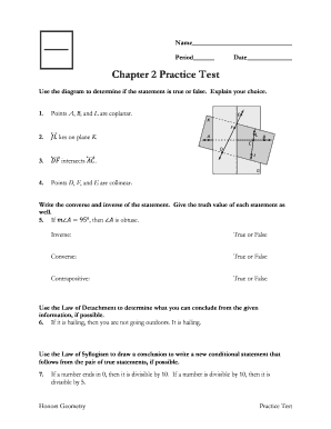 Fillable Online Chapter 2 Practice Test Fax Email Print - pdfFiller