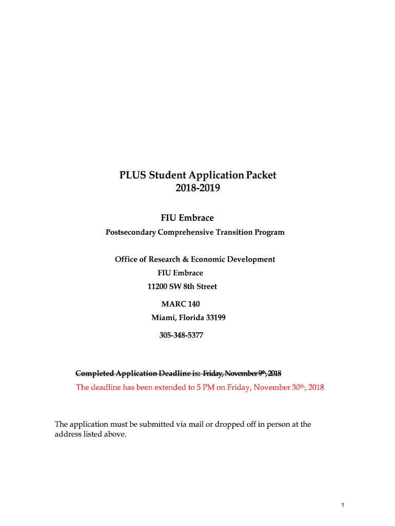 Fillable Online FIU Embrace Strategic Plan Framework - Florida ...