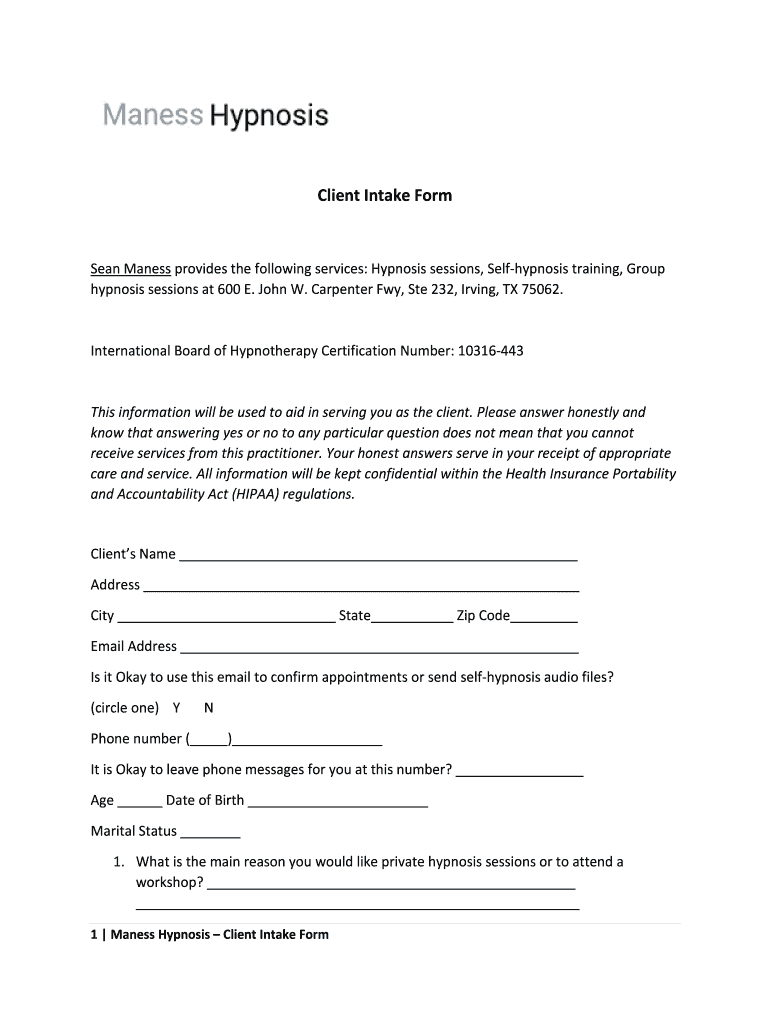 Fillable Online What Is Hypnotherapy? Key Benefits of Guided ...