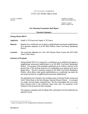 Fillable Online Zoning Docket 030/19 Fax Email Print - pdfFiller