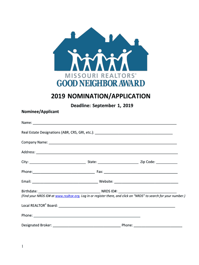 Fillable Online international cips designation application - National ...