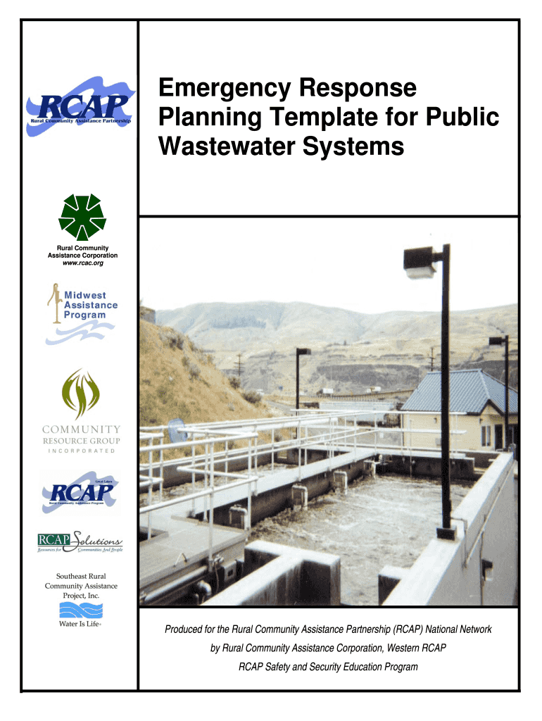 Fillable Online Emergency Response Planning Template for Public ... - RCAP Solutions Fax Email ...