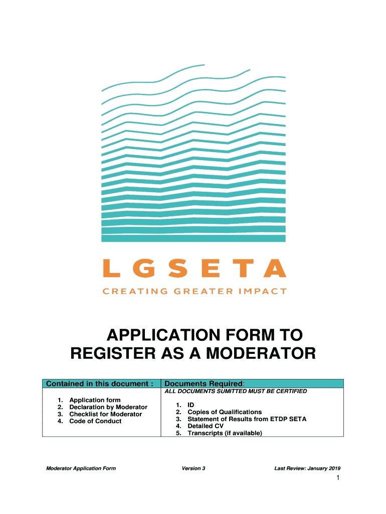 Fillable Online cdn lgseta co APPLICATION FORM TO REGISTER AS A ...