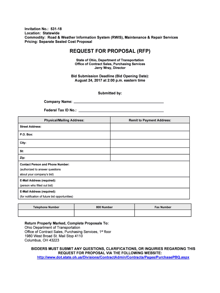 Fillable Online REQUEST FOR INFORMATION (RFI) DIGITAL INFRASTRUCTURE ...