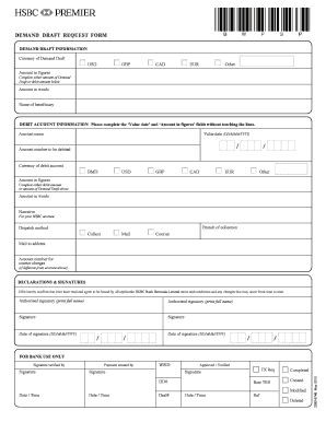 Fillable Online 2380-6748 Demand draft request form Fax Email Print ...