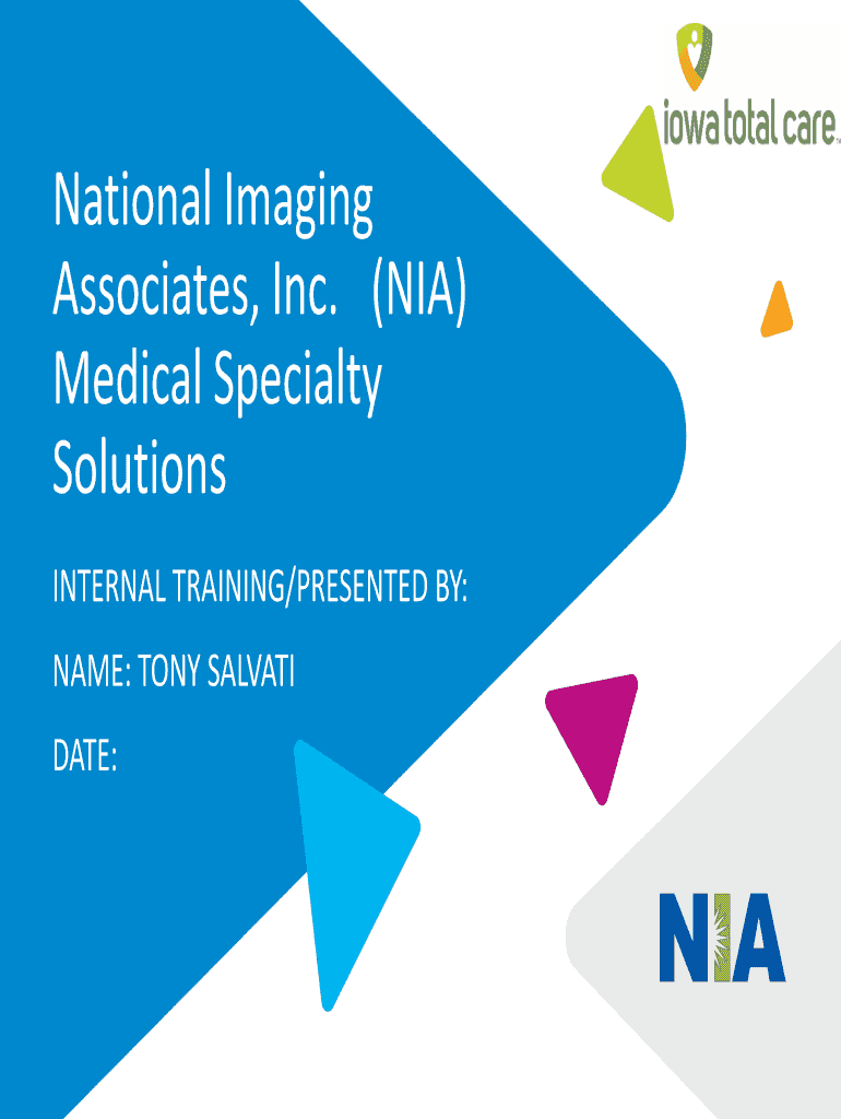 Fillable Online Iowa Total Care Provider Education PowerPoint - RadMD ...