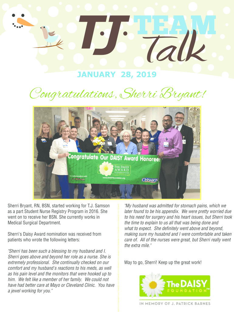 Fillable Online Dan Foutch Retires as TJ Regional Board Chair - TJ ...