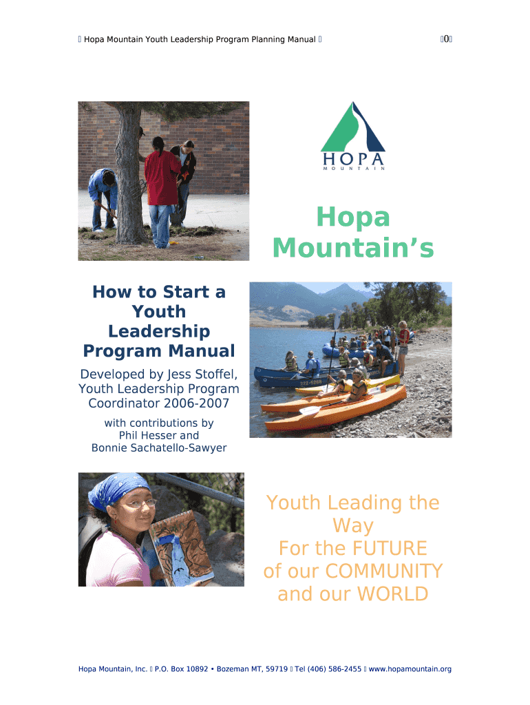 Chapter 1 - Hopa Mountain Doc Template | pdfFiller