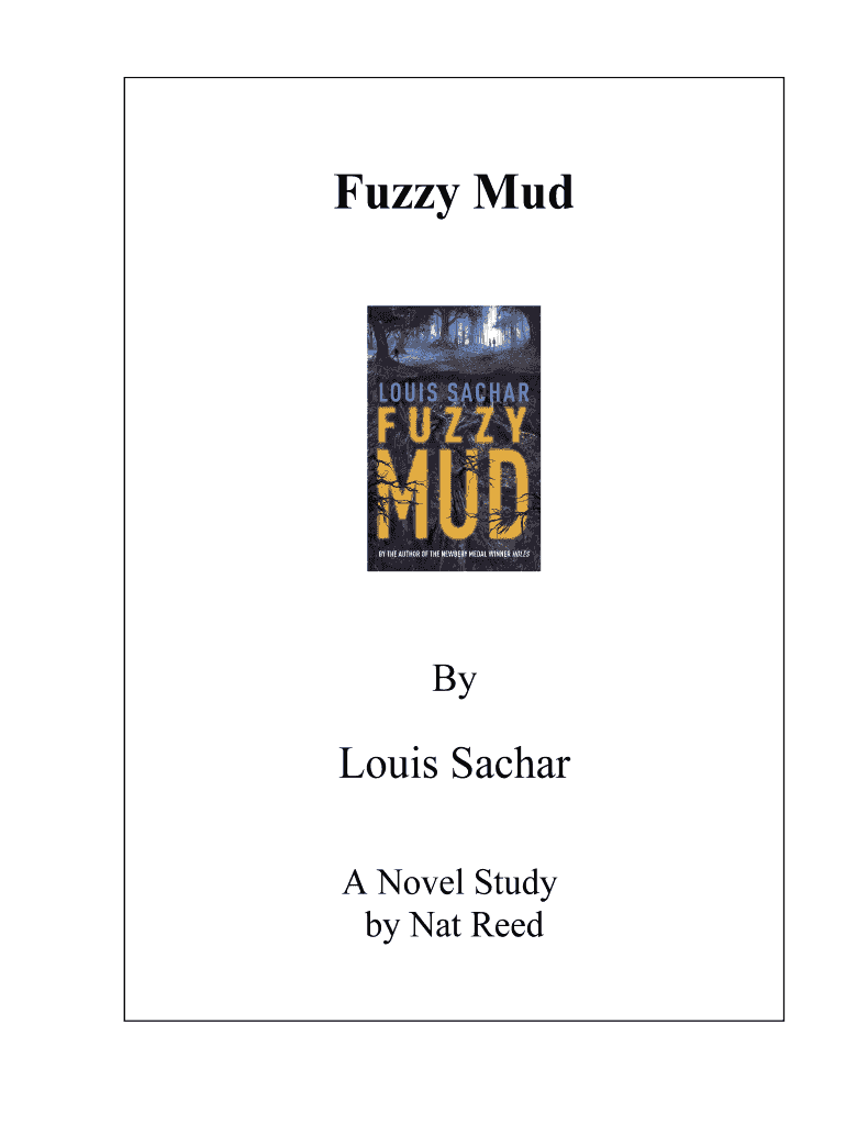 Fuzzy Mud By Louis Sachar - Fill Online, Printable, Fillable, Blank ...
