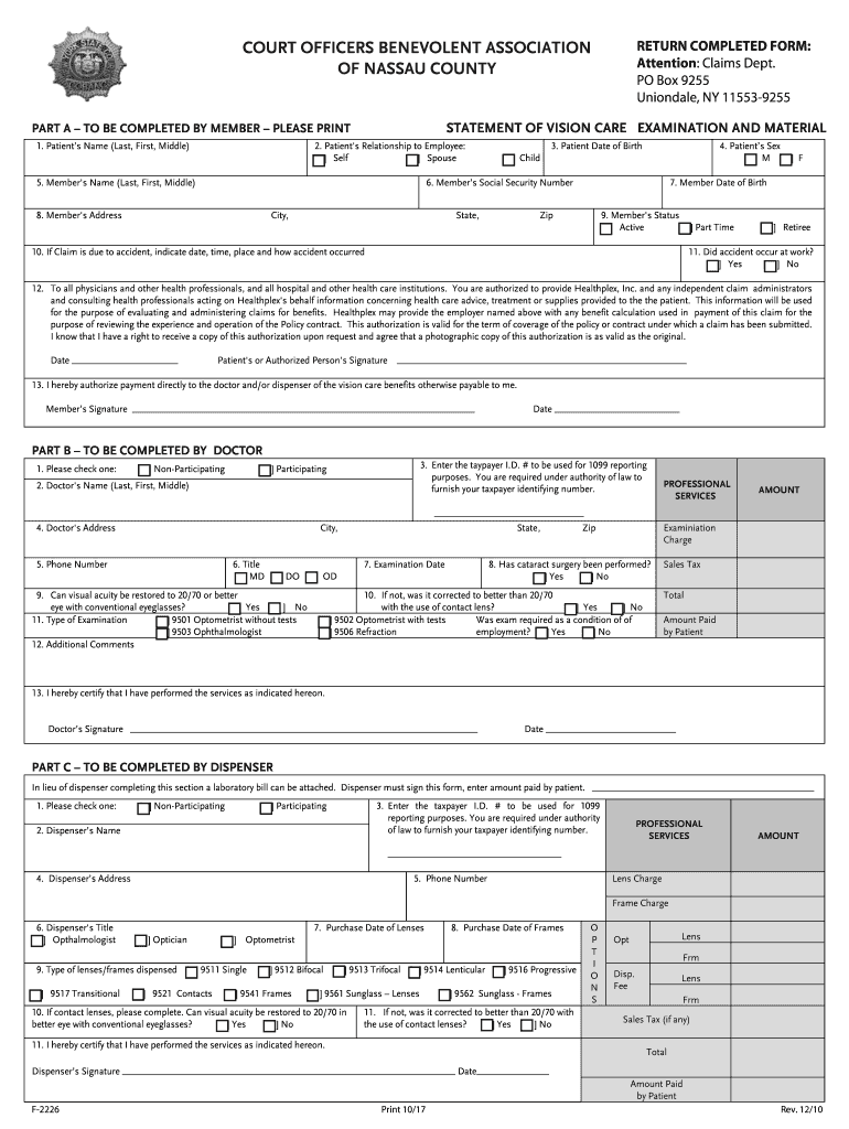 Fillable Online Optometry Form 1-SBO - Office of the Professions Fax ...