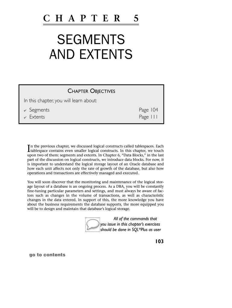 Fillable Online lms uop edu segments and extents - Learning Management ...
