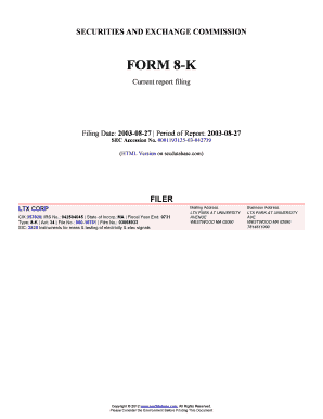 Fillable Online LTX CORP (Form. Accession Number Fax Email Print ...