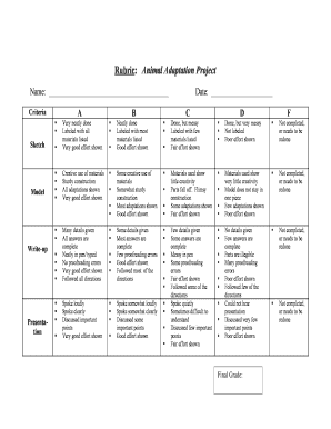 Fillable Online Plant & Animal Adaptations Vocabulary Tri-Fold by Beth ...