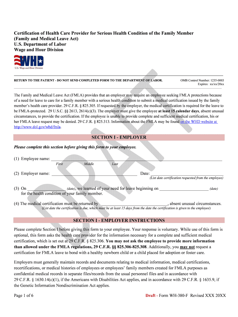 Fillable Online WH-380-F Draft Revision FINAL Fax Email Print - pdfFiller