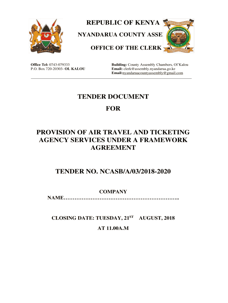 Fillable Online assembly nyandarua go Building: County Assembly ...