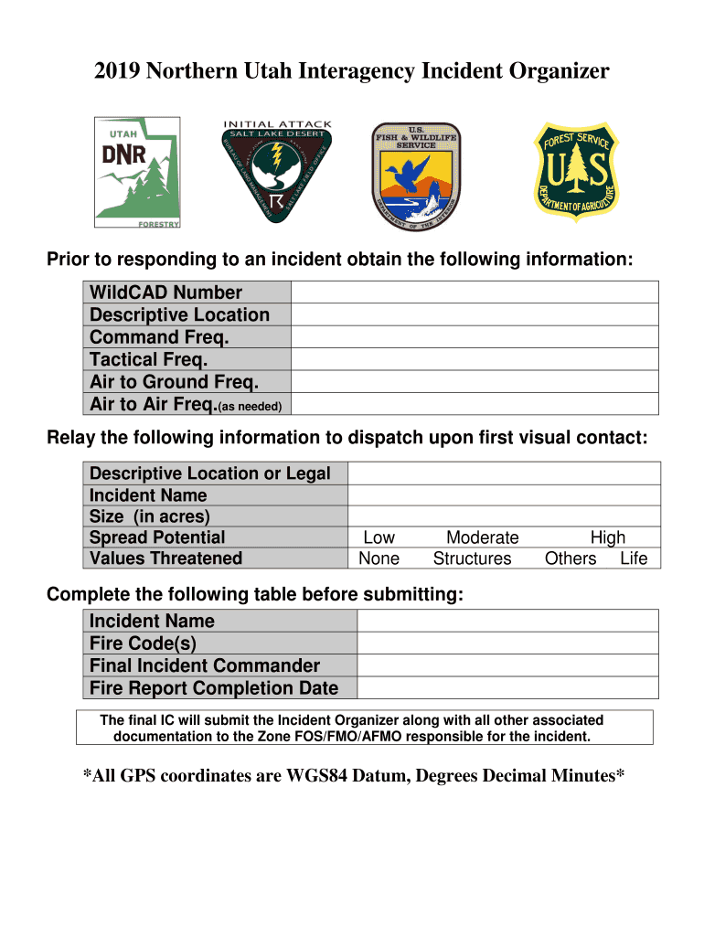 Fillable Online gacc nifc WildCAD Number Fax Email Print - pdfFiller