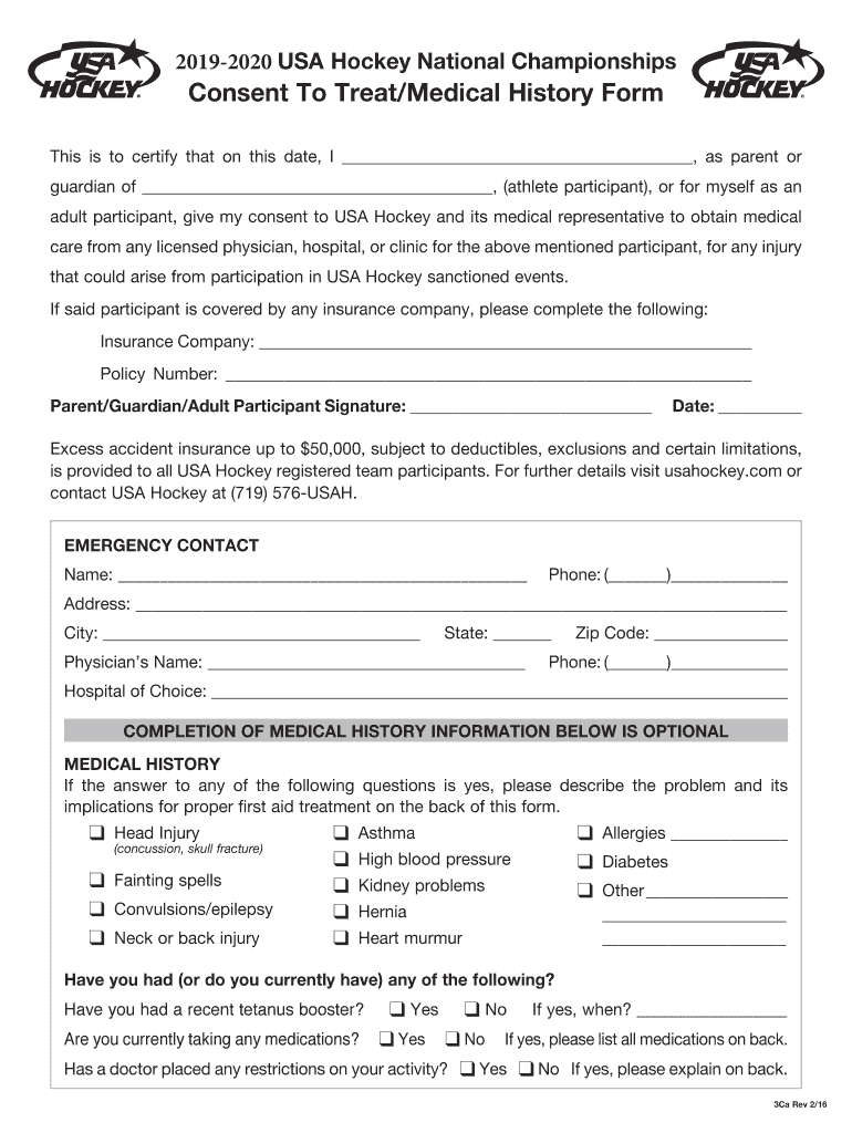 Fillable Online USA Hockey Declaration of Player Safety, Fair Play and ...