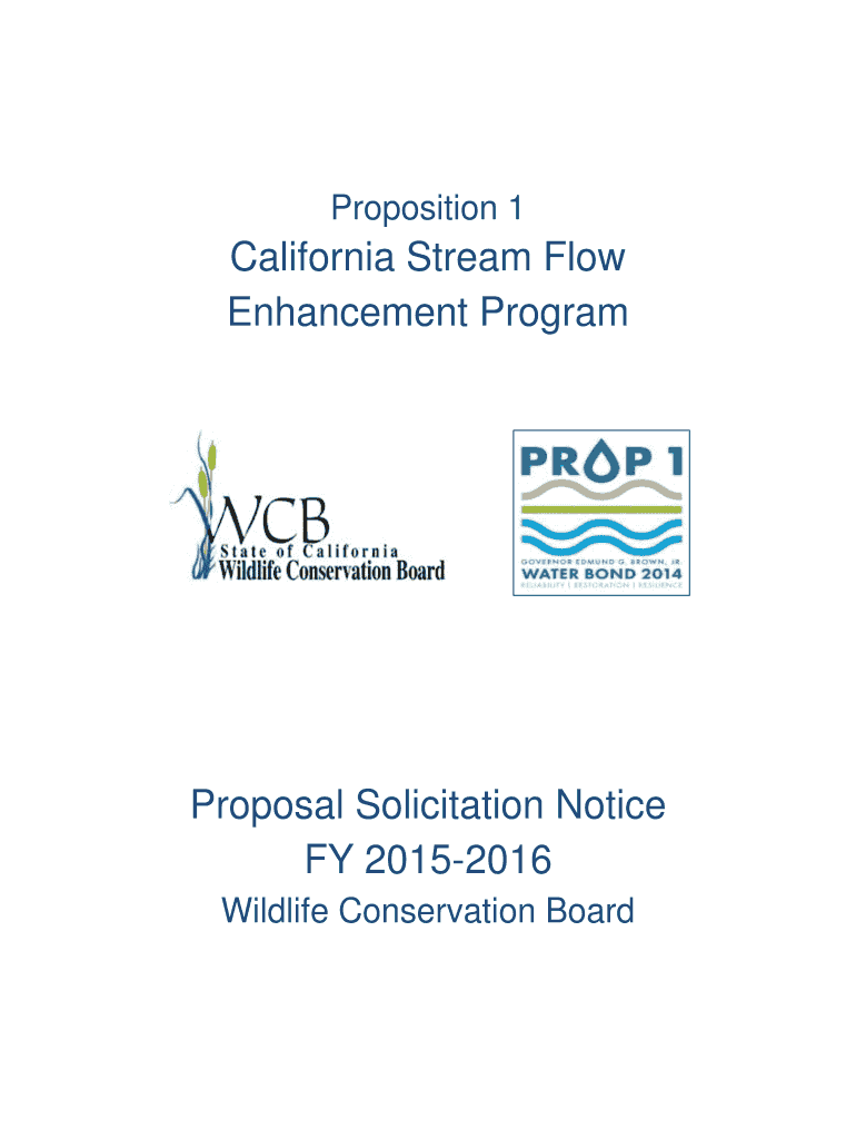 Fillable Online CALIFORNIA DEPARTMENT OF FISH AND WILDLIFE - nrm.dfg.ca ...