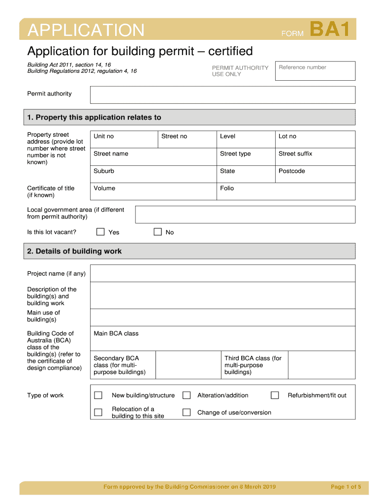 Form Ba1 - Fill Online, Printable, Fillable, Blank | pdfFiller