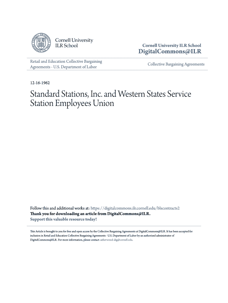 Fillable Online Standard Stations, Inc. and Western States Service ...