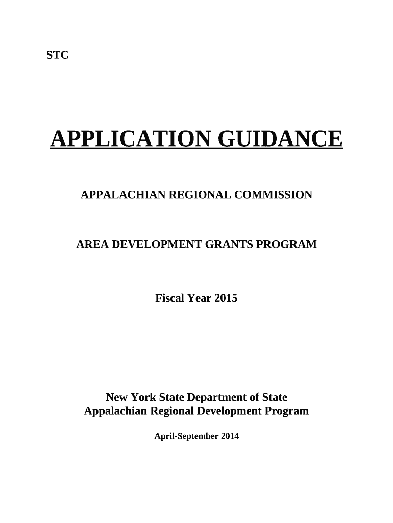 APPLICATION GUIDANCE - STC Planning Doc Template | pdfFiller
