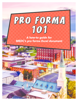 Fillable Online Professional Version: Land Development Pro-Forma ...