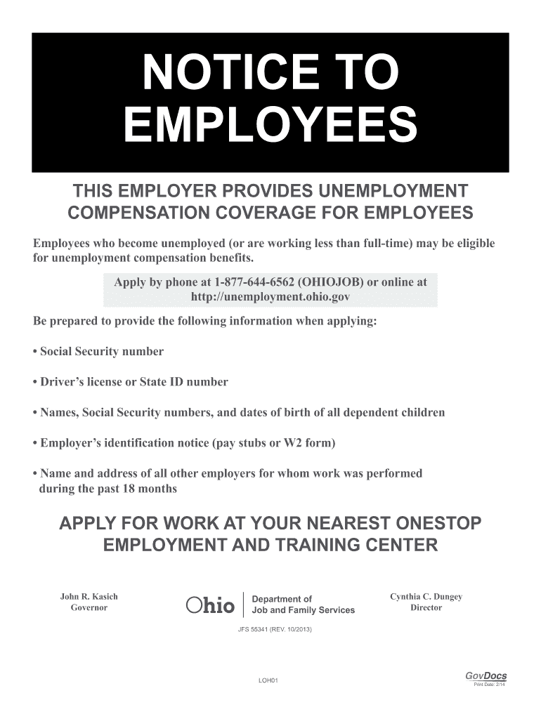 Fillable Online Required Notices and Pamphlets - edd.ca.gov Fax Email ...