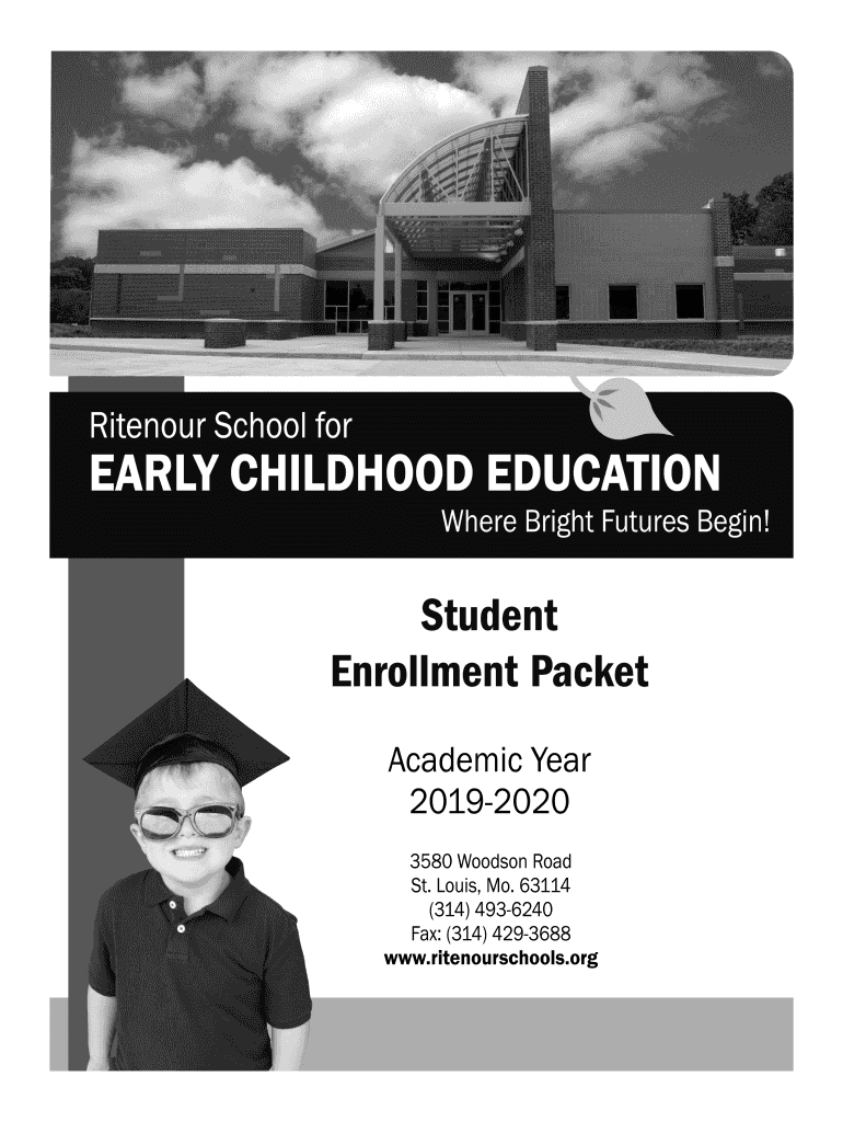 Fillable Online School for Early Childhood Education ... - ritenour.k12 ...