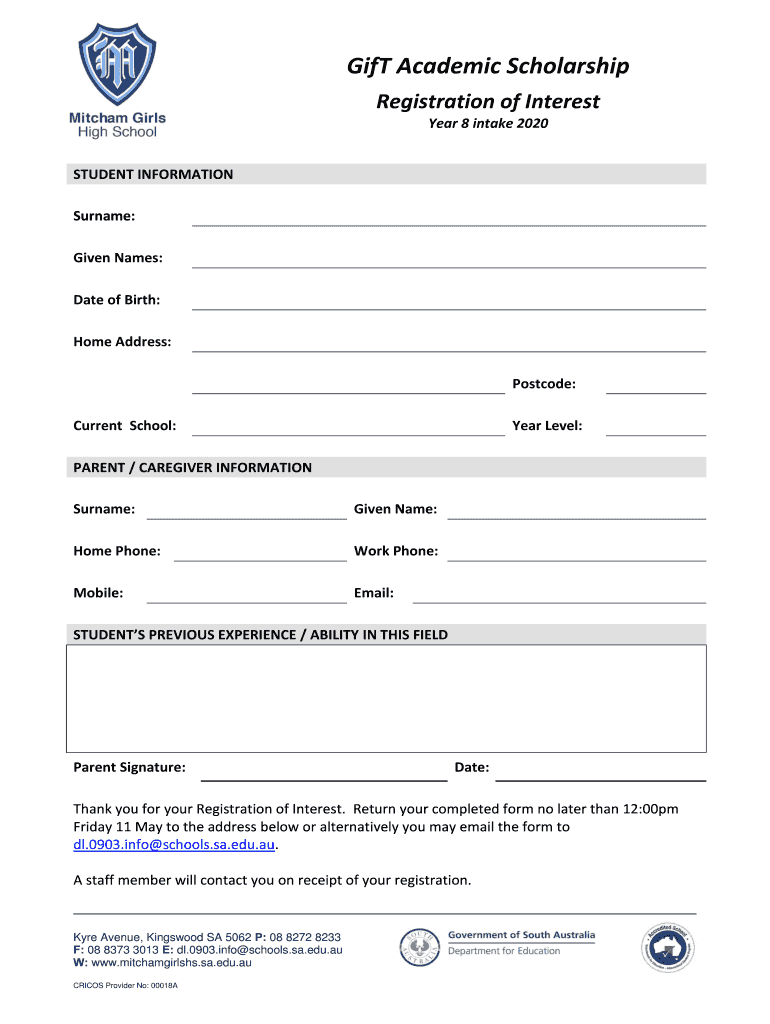 St Peter Chanel College Application Form - Fill and Sign Printable ...