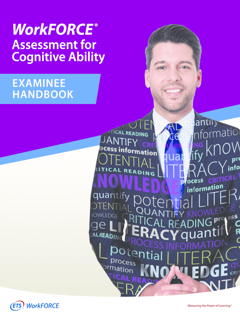 Fillable Online About the WorkFORCE Assessment for Cognitive Ability ...