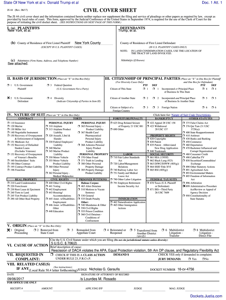 Fillable Online COMPLAINT State of New York, et al. against All ...