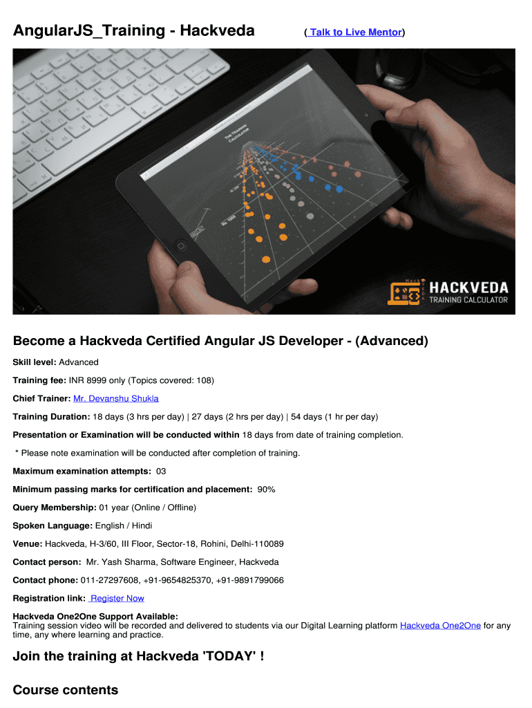 Fillable Online Become a Hackveda Certified Angular JS Developer ...
