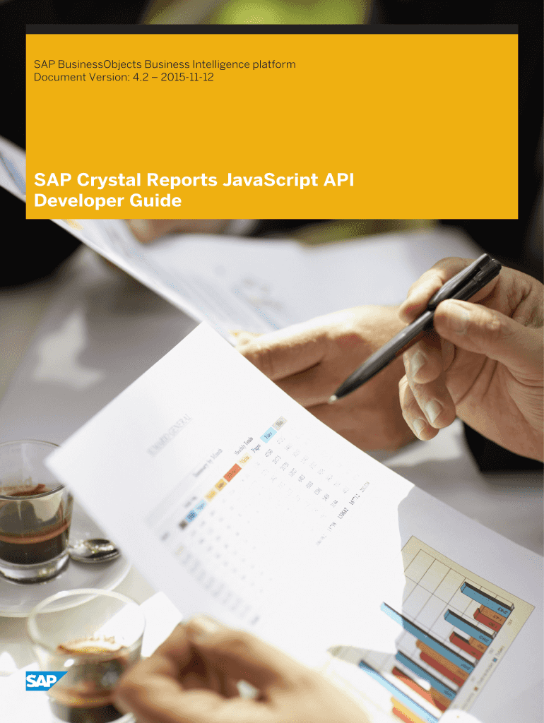 Fillable Online SAP Crystal Reports JavaScript API - SAP Help Portal Fax Email Print - pdfFiller
