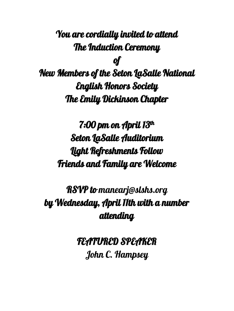 Cordially Invited - Fill Online, Printable, Fillable, Blank | pdfFiller