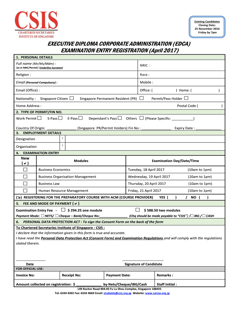 Full Name As Per Nric - Fill Online, Printable, Fillable, Blank | pdfFiller