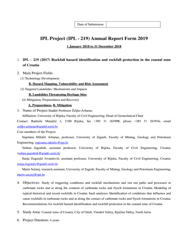 Fillable Online IPL Project Proposal Form - icl.iplhq.org Fax Email ...