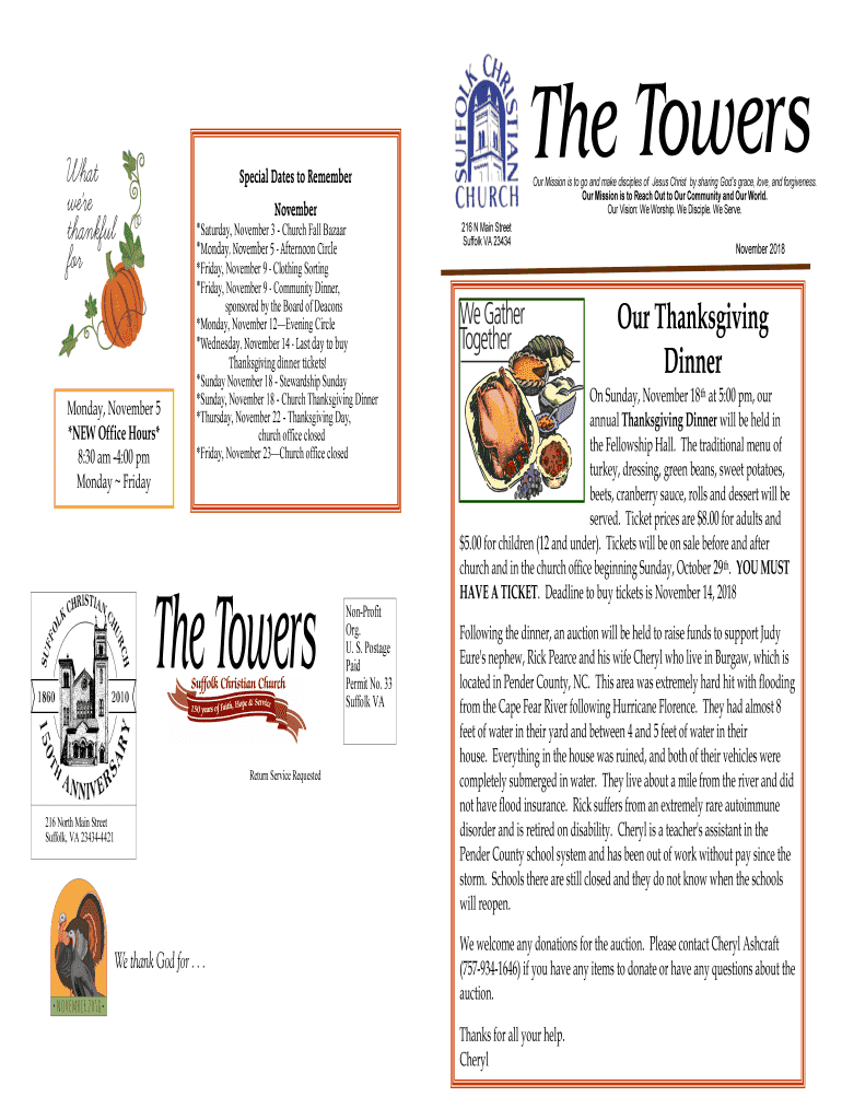 Welcome To Rickey Stokes News - Fill Online, Printable, Fillable, Blank ...