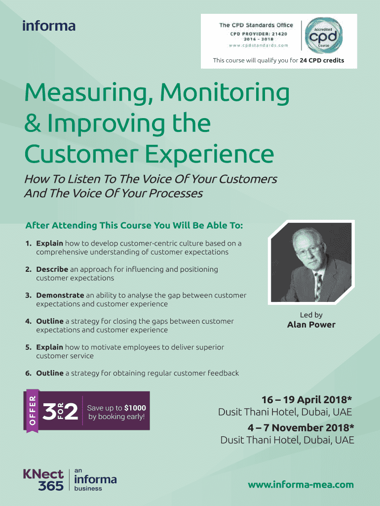 Fillable Online BC7065/BC7227 Customer Experience.indd - Informa Middle ...