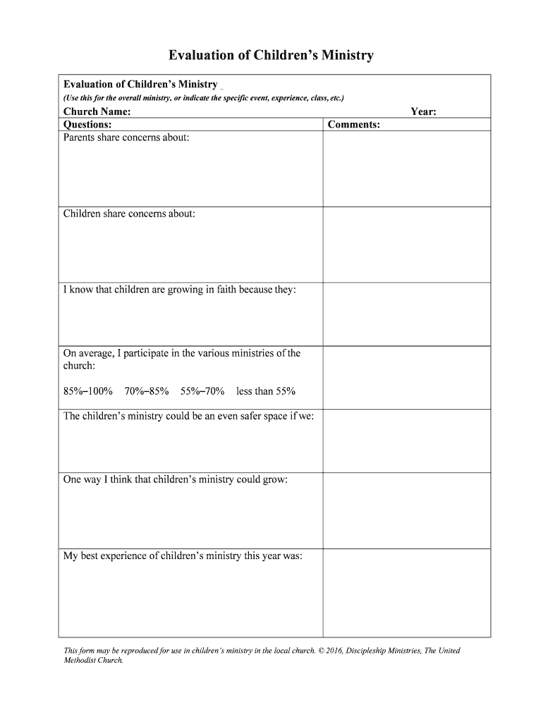 Fillable Online Children-Evaluation Form.docx Fax Email Print - pdfFiller