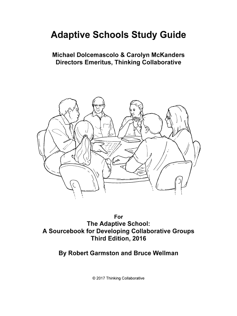 Thinking Collaborative Adaptive Schools - Fill Online, Printable ...