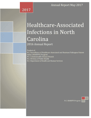 Fillable Online Healthcare-Associated Infections in North Carolina - NC ...