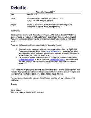 Fillable Online Request for Proposal for Development of Health ... - Devex Fax Email Print ...