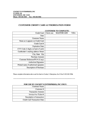Fillable Online COCKEYS ENTERPRISES, INC Fax Email Print - pdfFiller